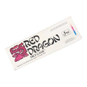 Jax | Games | Vintage Jax Red Dragon Dice Game 995 | Poshmark